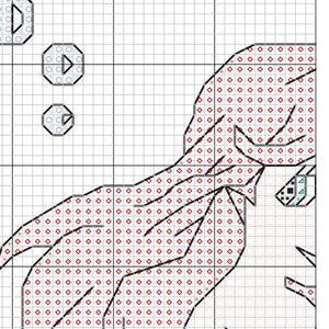 Ariel the Little Mermaid Cross Stitch Chart Pattern 14 Count 27 Cm X 22 ...