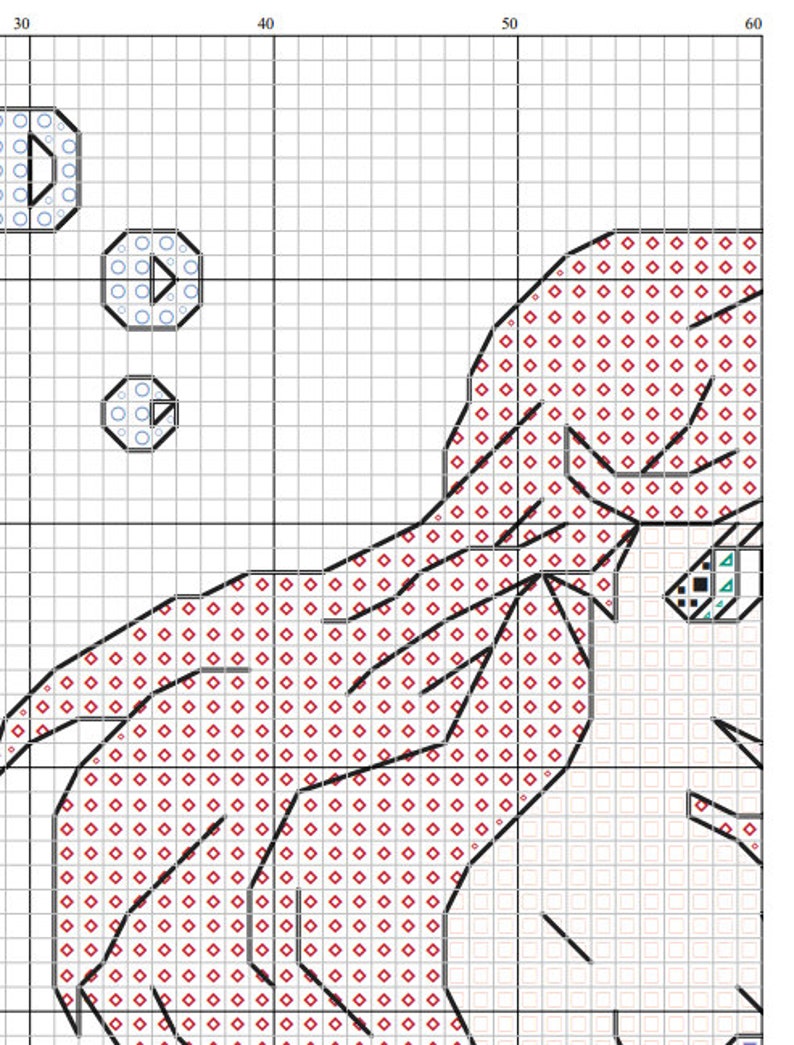 Ariel the Little Mermaid Cross Stitch Chart Pattern 14 Count 27 Cm X 22 ...