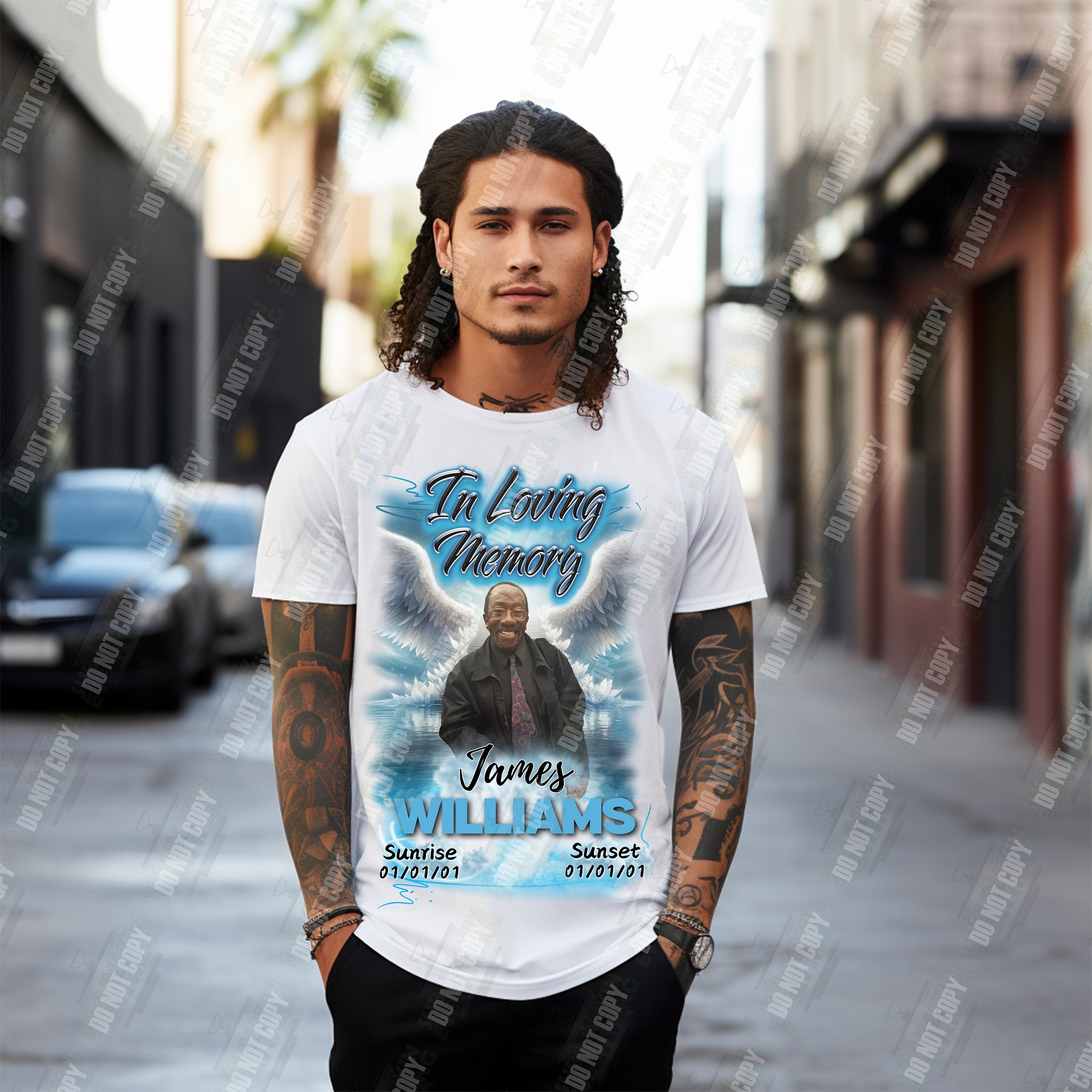 In Loving Memory Editable Canva Template | Instant Download ...