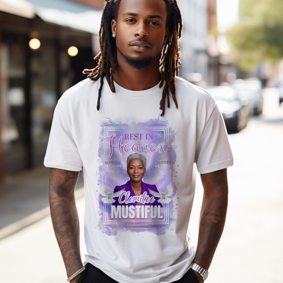 Rest in Heaven Editable Canva Template | Instant Download ...