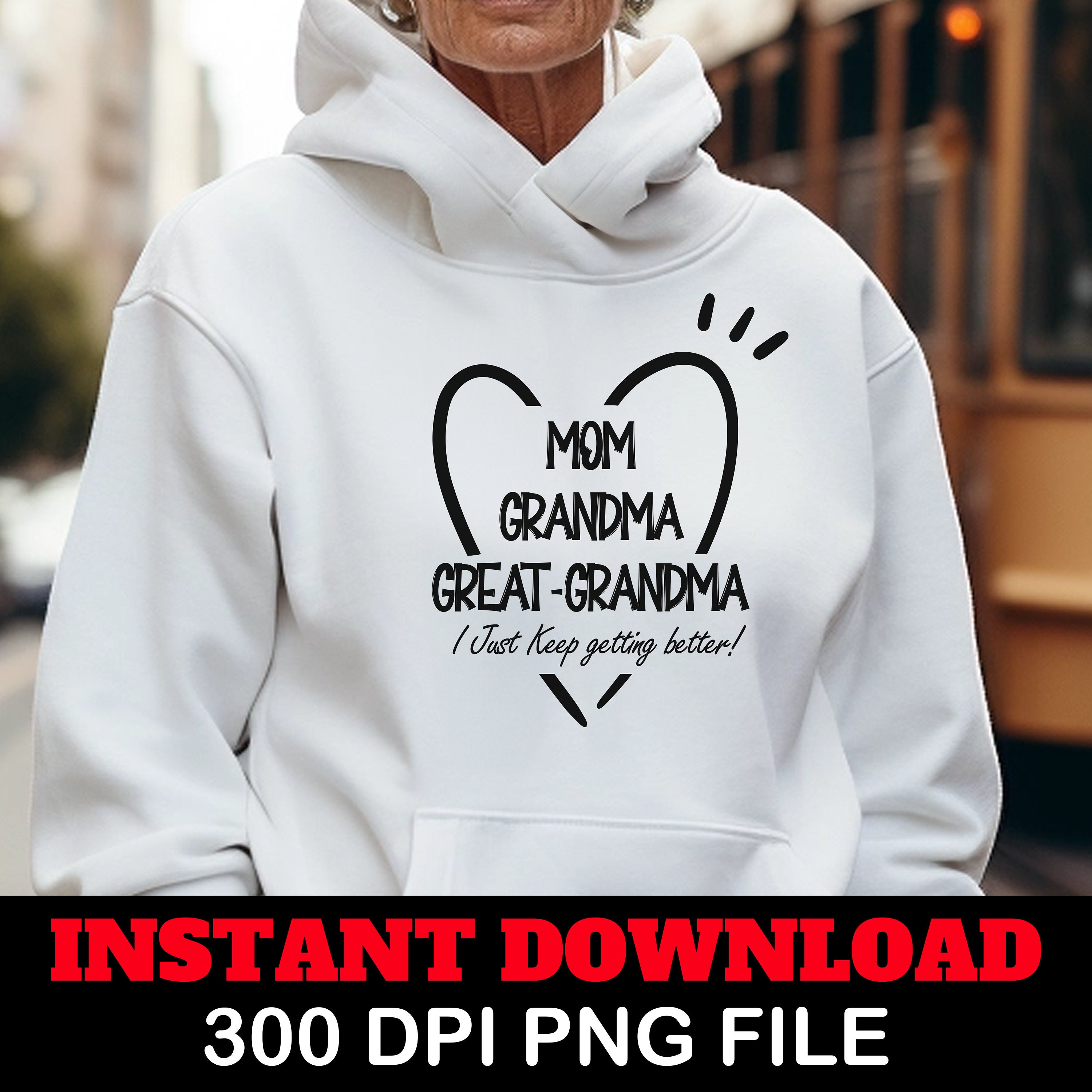 Mom, Grandma, Great-grandma PNG. Generations of Love SVG. Family Legacy ...