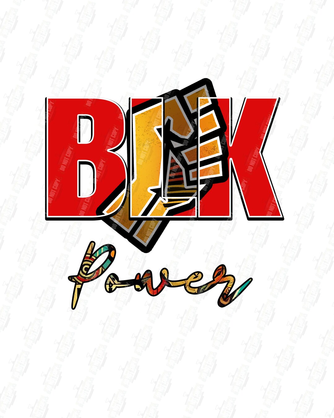Black Power PNG | Afrocentric Digital Art | Fist Empowerment Design for ...
