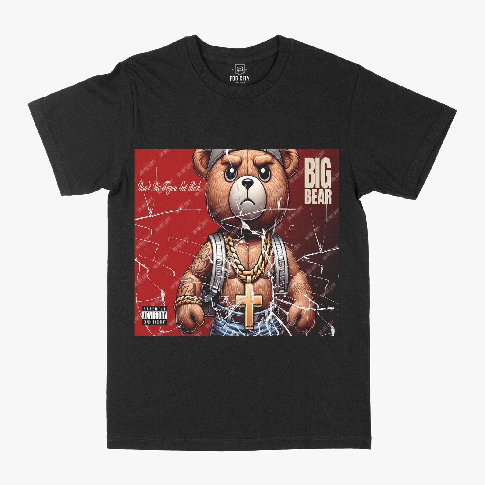 Big Bear Album Cover Art | Tough Bear PNG Design - Etsy