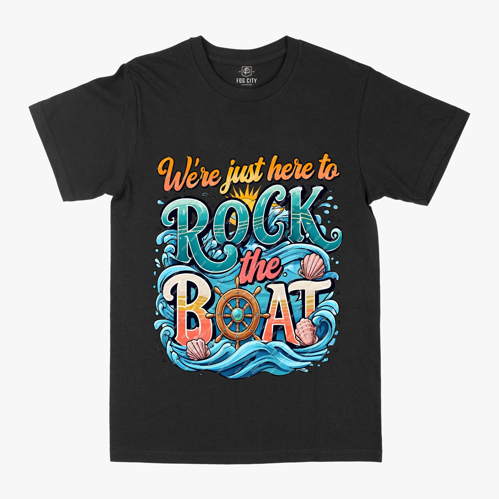 We're Just Here to Rock the Boat PNG | Fun Nautical Cruise Design ...