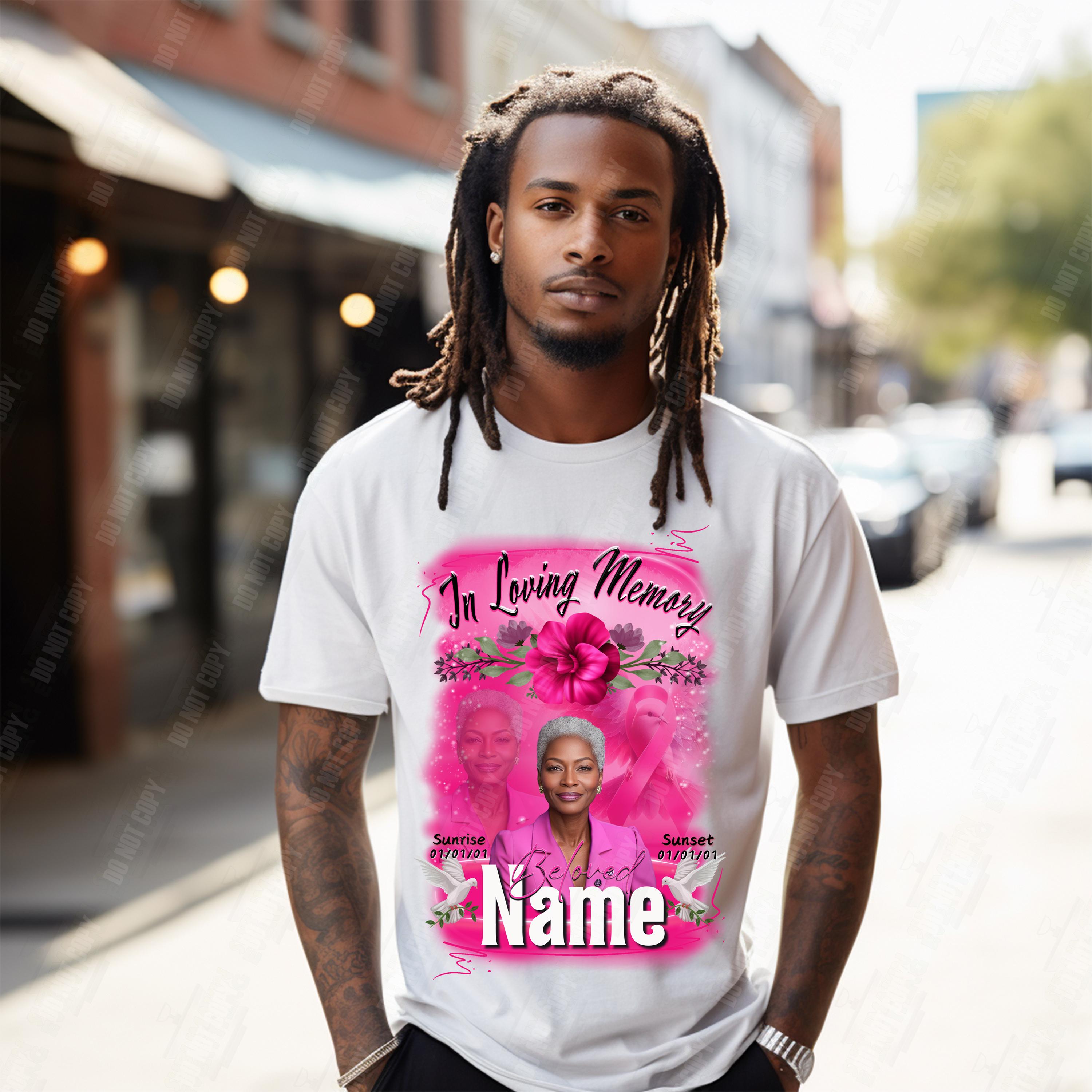 In Loving Memory Editable Canva Template | Instant Download ...