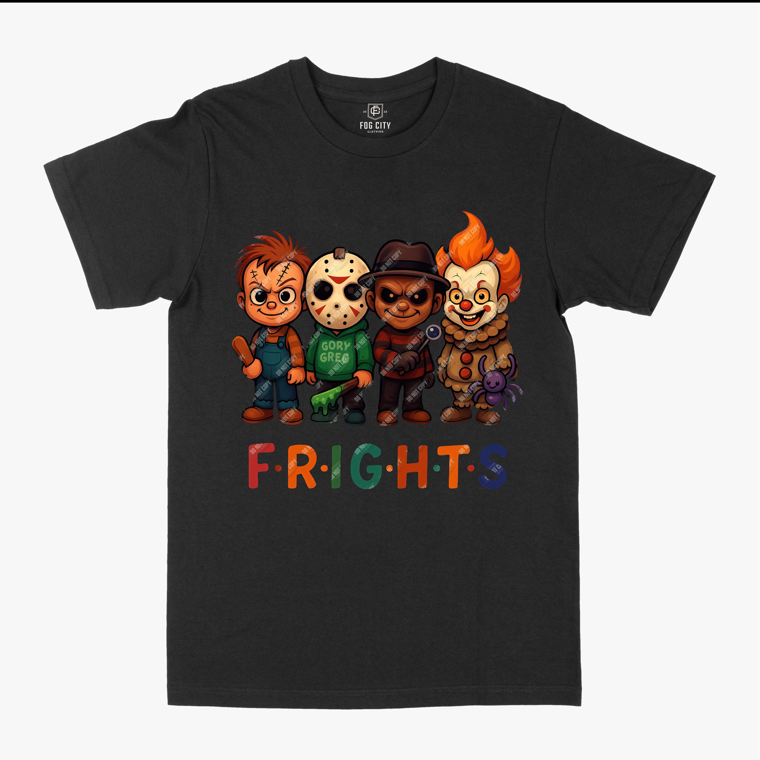 Cute Horror Frights PNG | Kid-style Slasher Characters Halloween Design ...