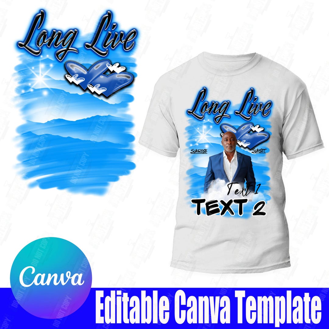 Long Live Editable Canva Template | Instant Download | Customizable ...