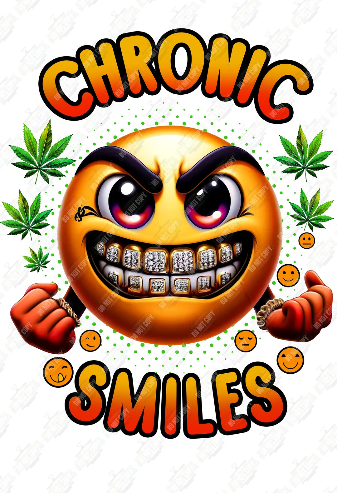 Stoner Design, Chronic Smiles, 420 PNG, Weed Lover Art, Cannabis Design ...