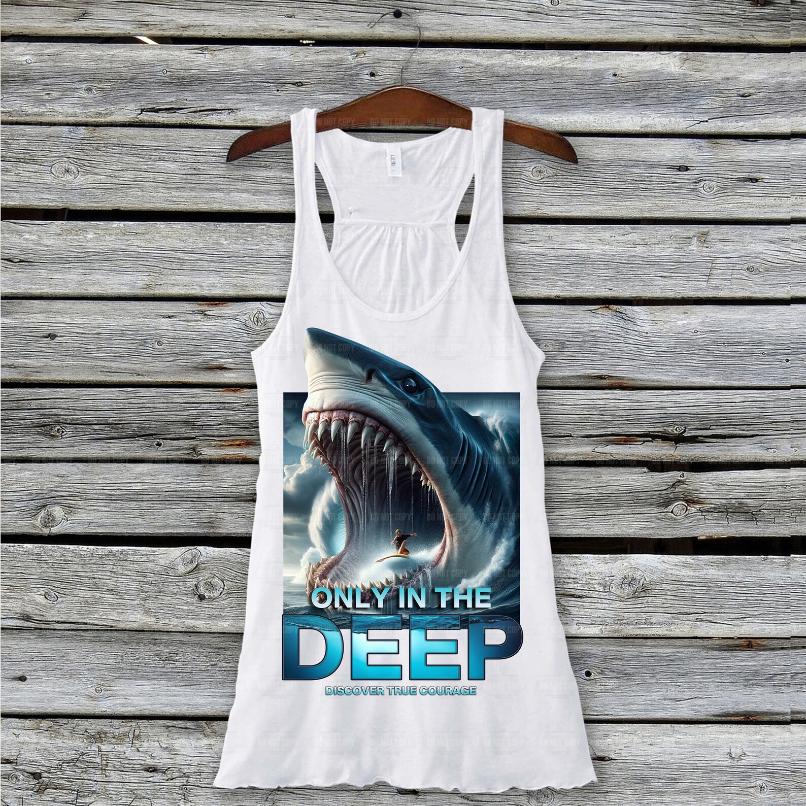 Only in the Deep Adventure Ocean Poster - Instant Download, Surfer Vs ...