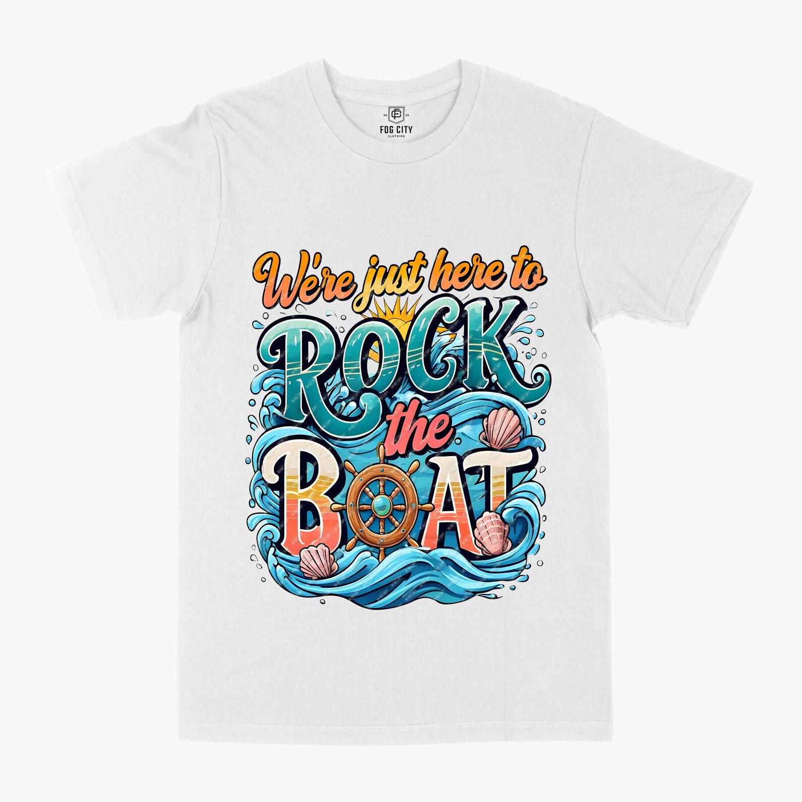 We're Just Here to Rock the Boat PNG | Fun Nautical Cruise Design ...