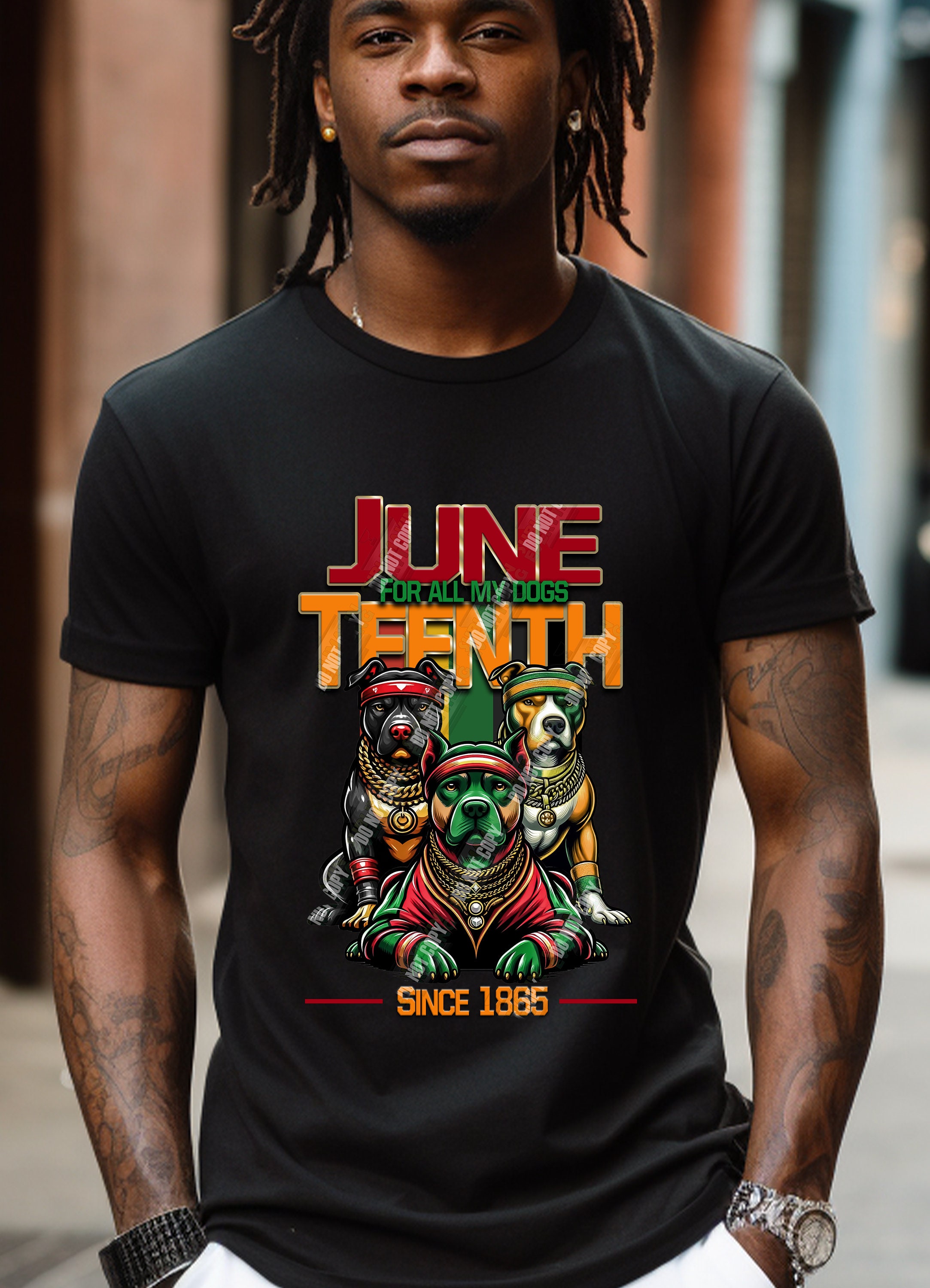 Juneteenth Since 1865 PNG: for All My Dogs Digital Artwork - Etsy