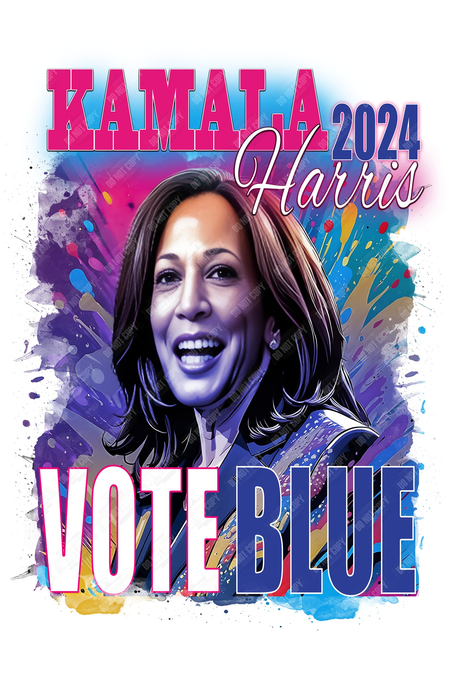 Halloween Election PNG Kamala Harris 2024 Vote Blue - Etsy