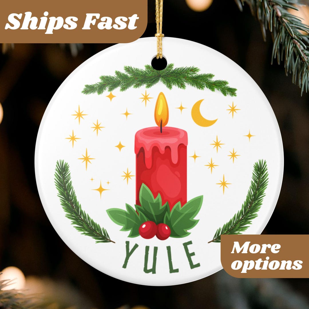 Yule Ornament, Pagan Yule Tree Decoration,scandinavian Holiday Decor ...