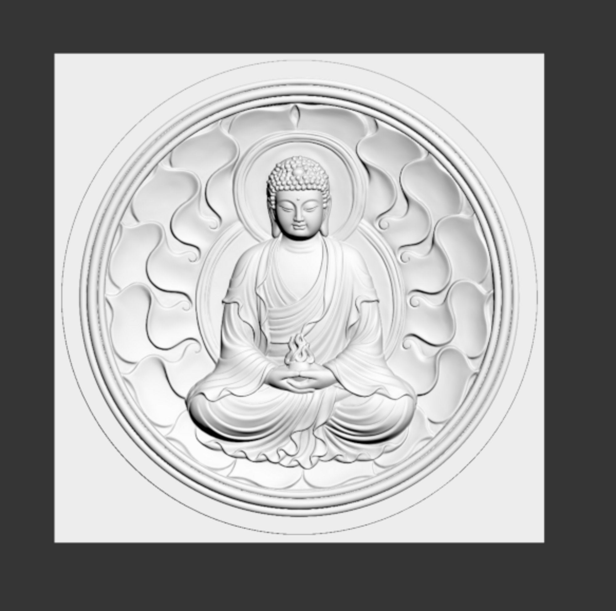 Buddha 3d Stl Model Cnc Router Engraver Artcam Aspire Cnc Files