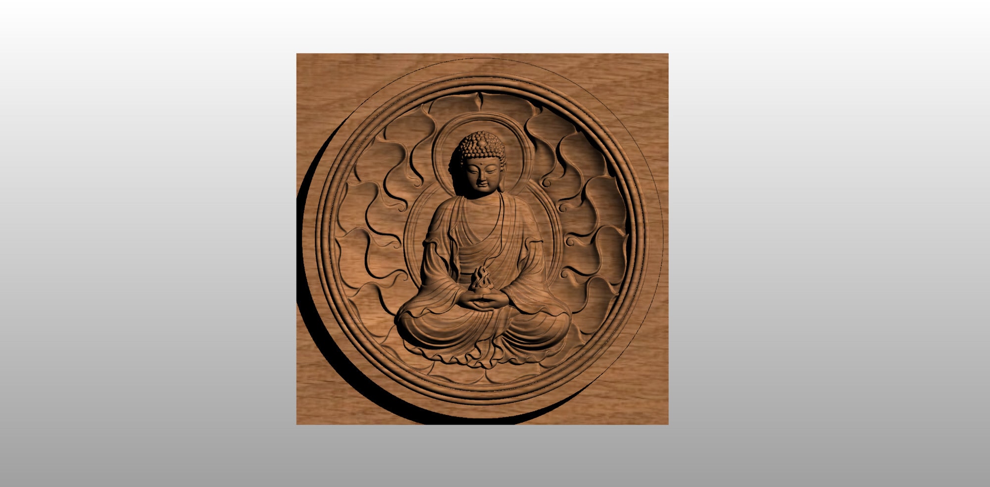 Buddha, 3D STL Model, CNC Router Engraver, Artcam, Aspire, CNC Files ...
