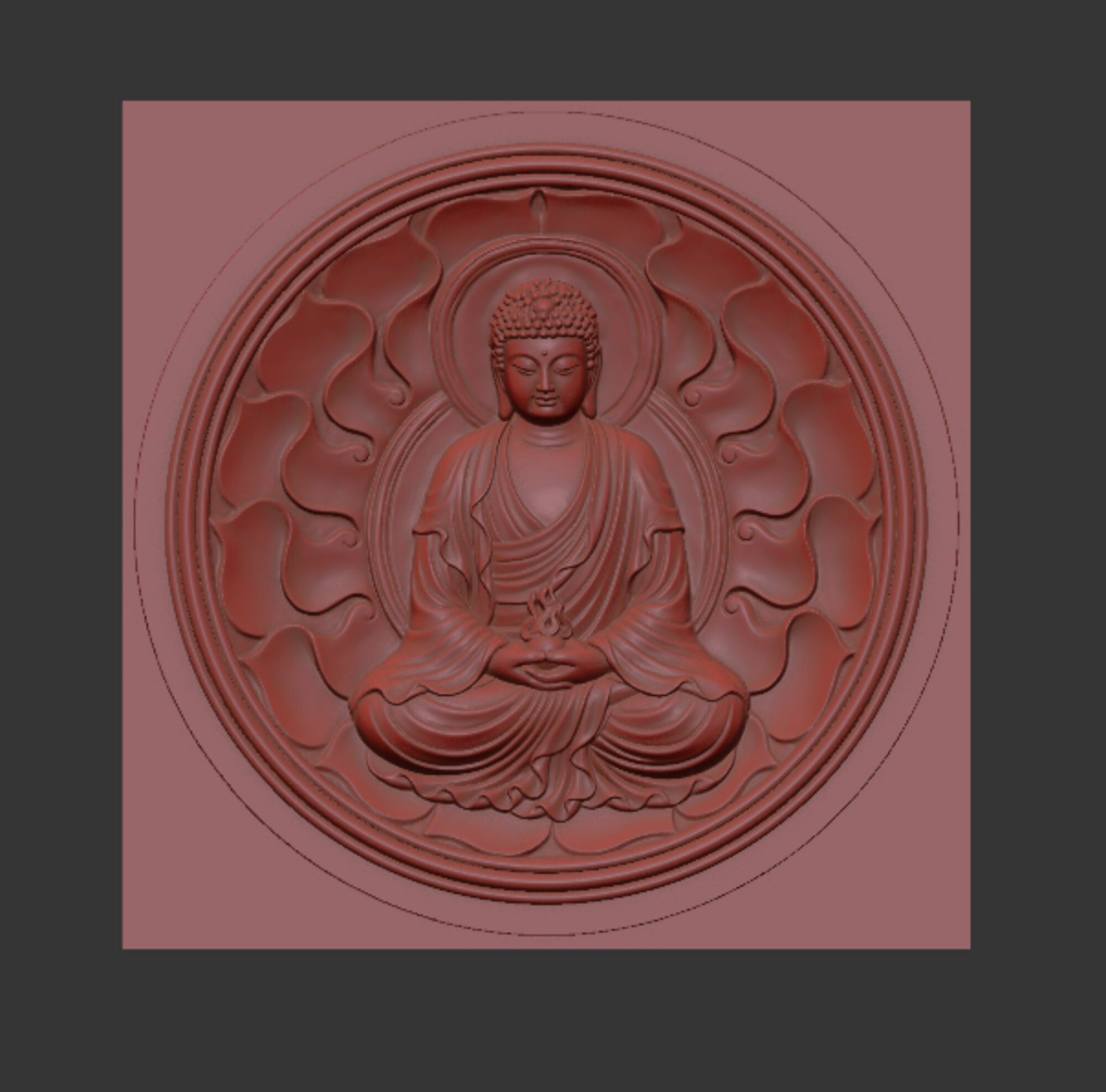 Buddha, 3D STL Model, CNC Router Engraver, Artcam, Aspire, CNC Files ...