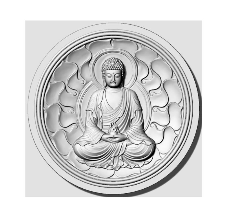 Buddha, 3D STL Model, CNC Router Engraver, Artcam, Aspire, CNC Files ...