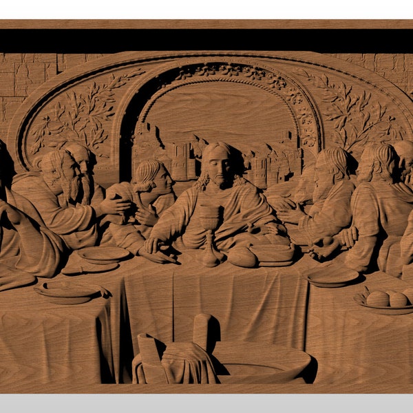 Last Supper Stl Etsy