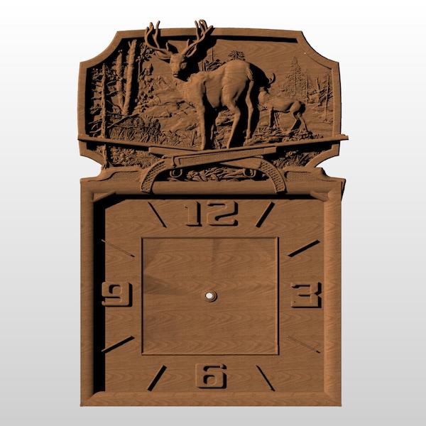 Cnc File Clock - Etsy