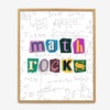 Math in Real Life Posters, Math Classroom Poster, Mathematics Class ...