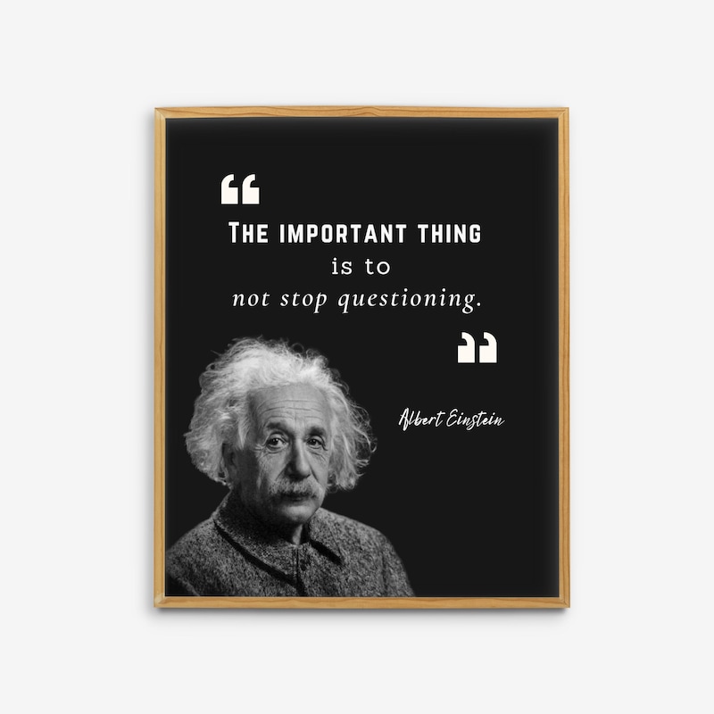 Einstein Quote - Etsy