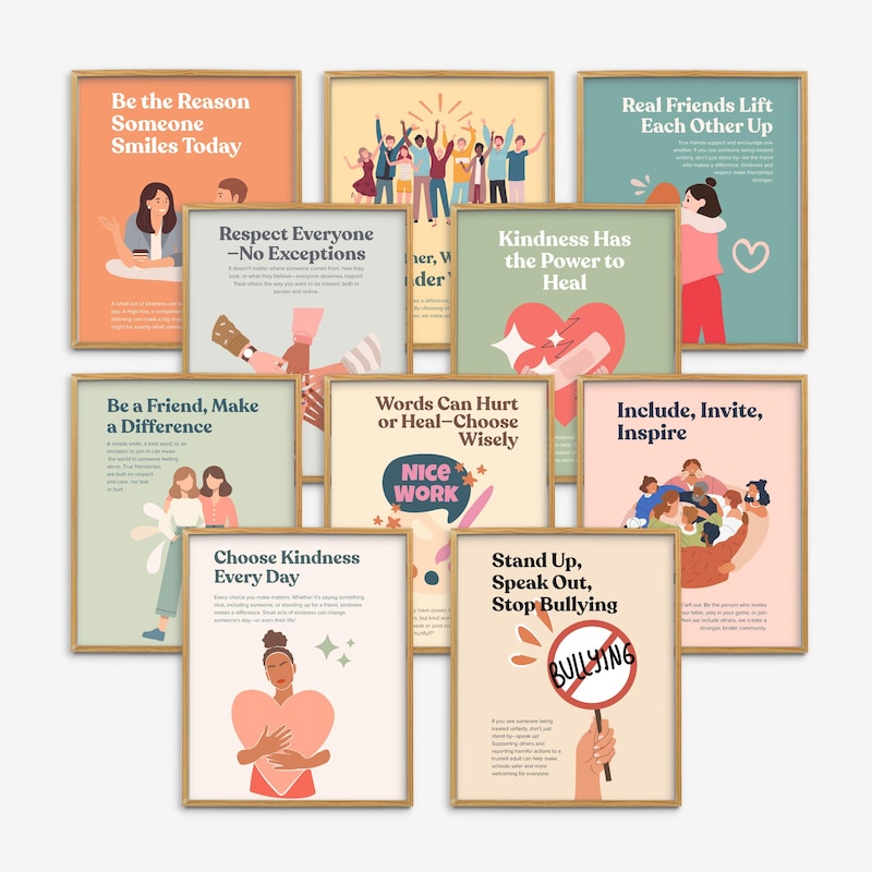 Anti Bullying Posters - Etsy Canada
