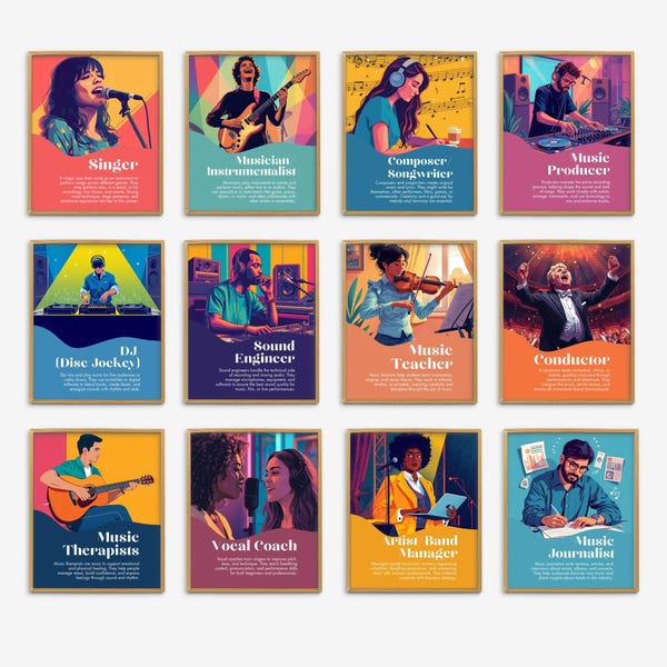 Music Classroom Poster - Etsy Canada