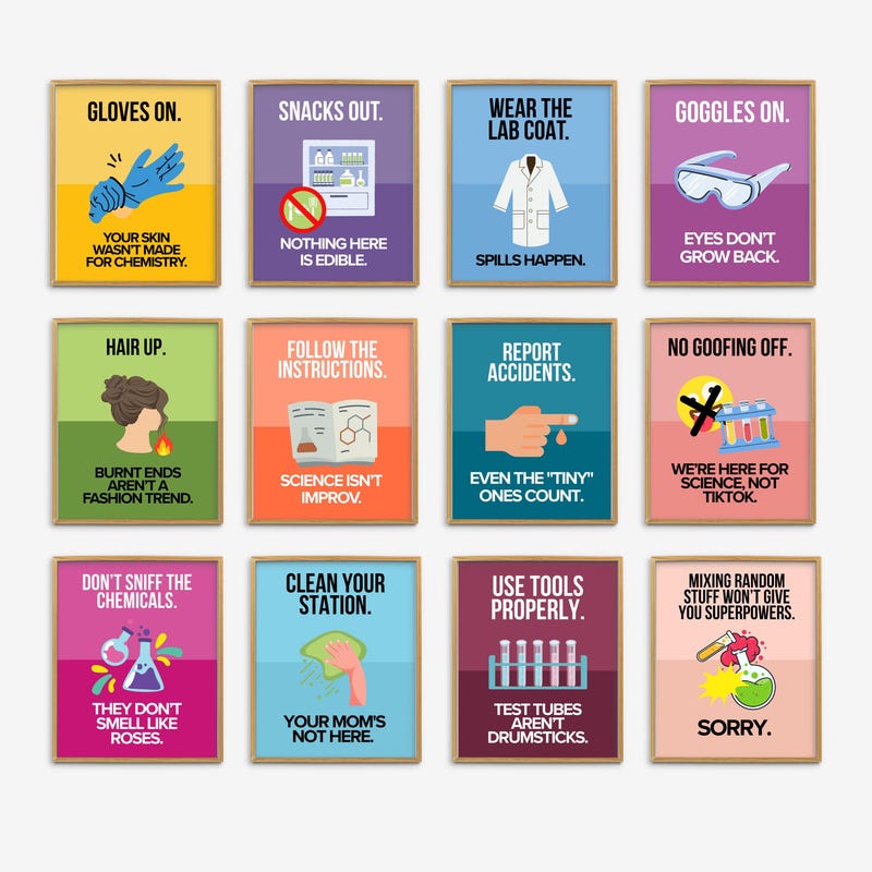 Funny Safety Posters - Etsy