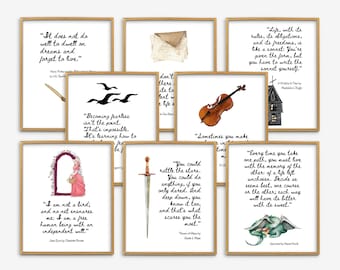 YA Authors Posters; High School Middle School English Classroom Decor ...