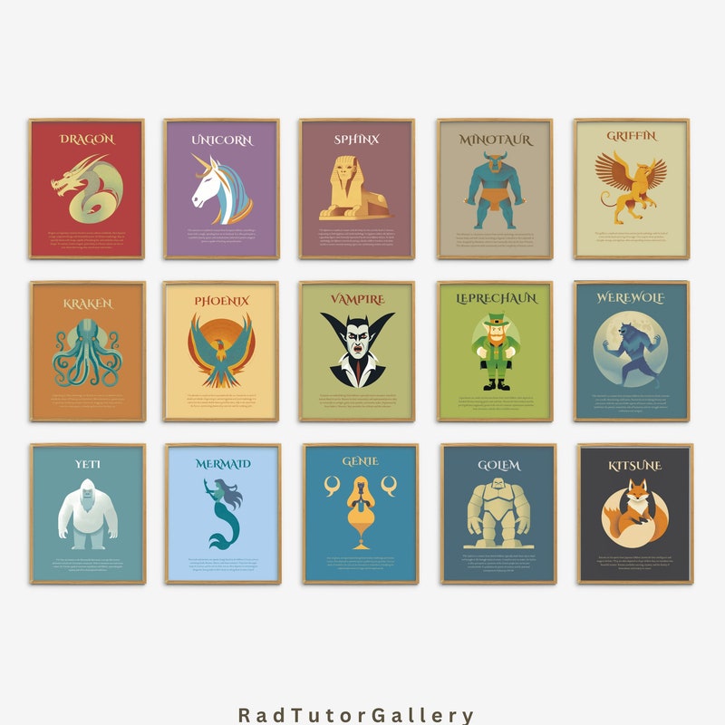 Mythical Creatures - Etsy