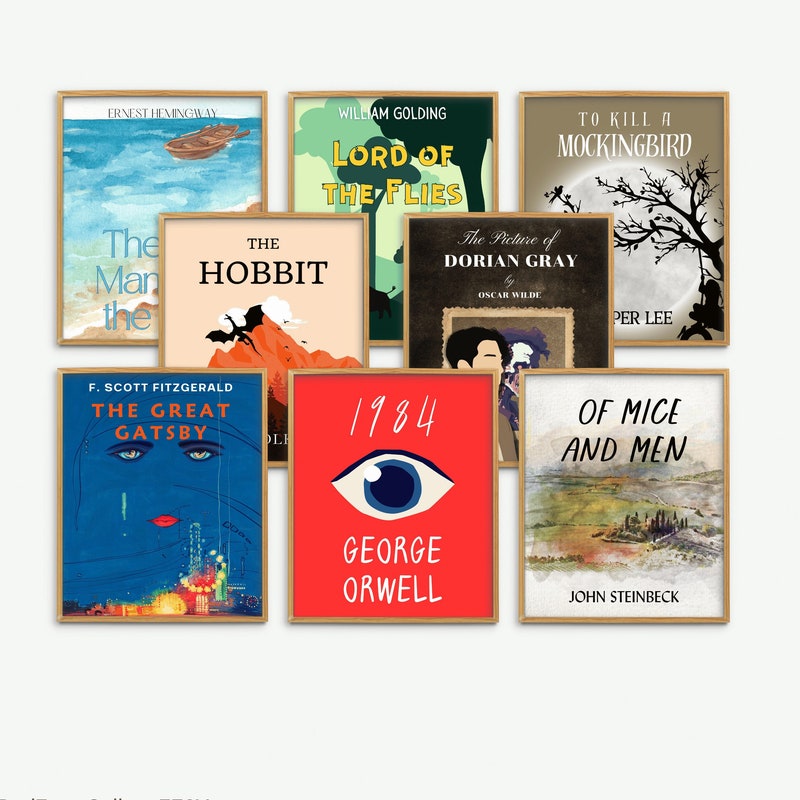 Famous Novel Covers - Etsy
