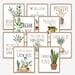 Modern Boho Plants Motivational Classroom Posters, Positive Affirmation ...