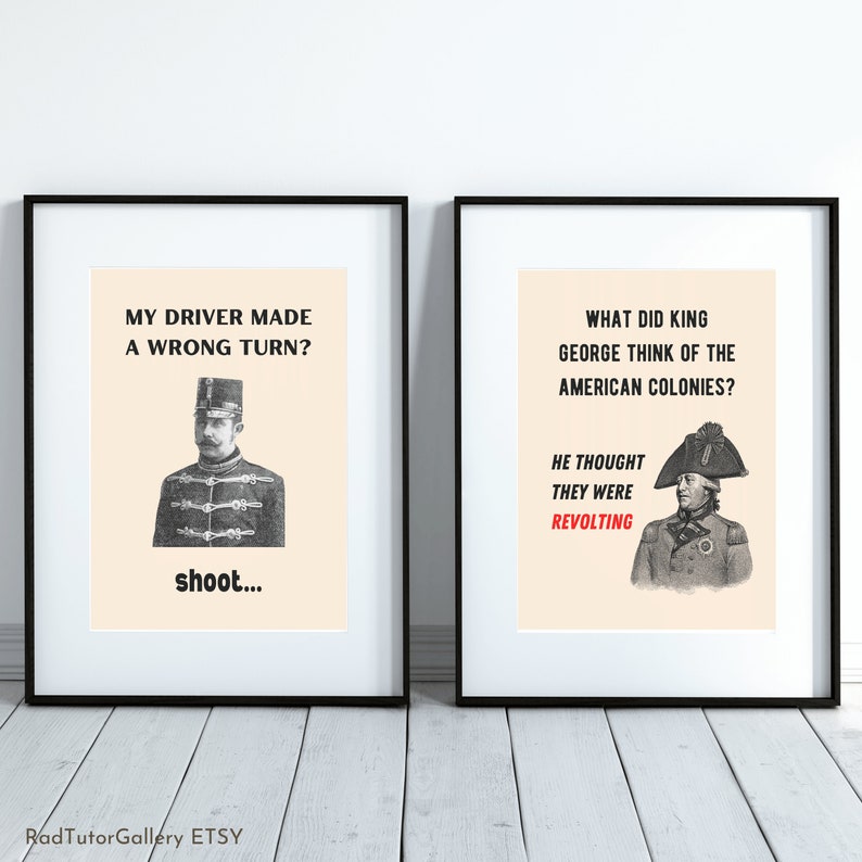 History Jokes Posters, Funny History Teacher Posters, History Classroom ...