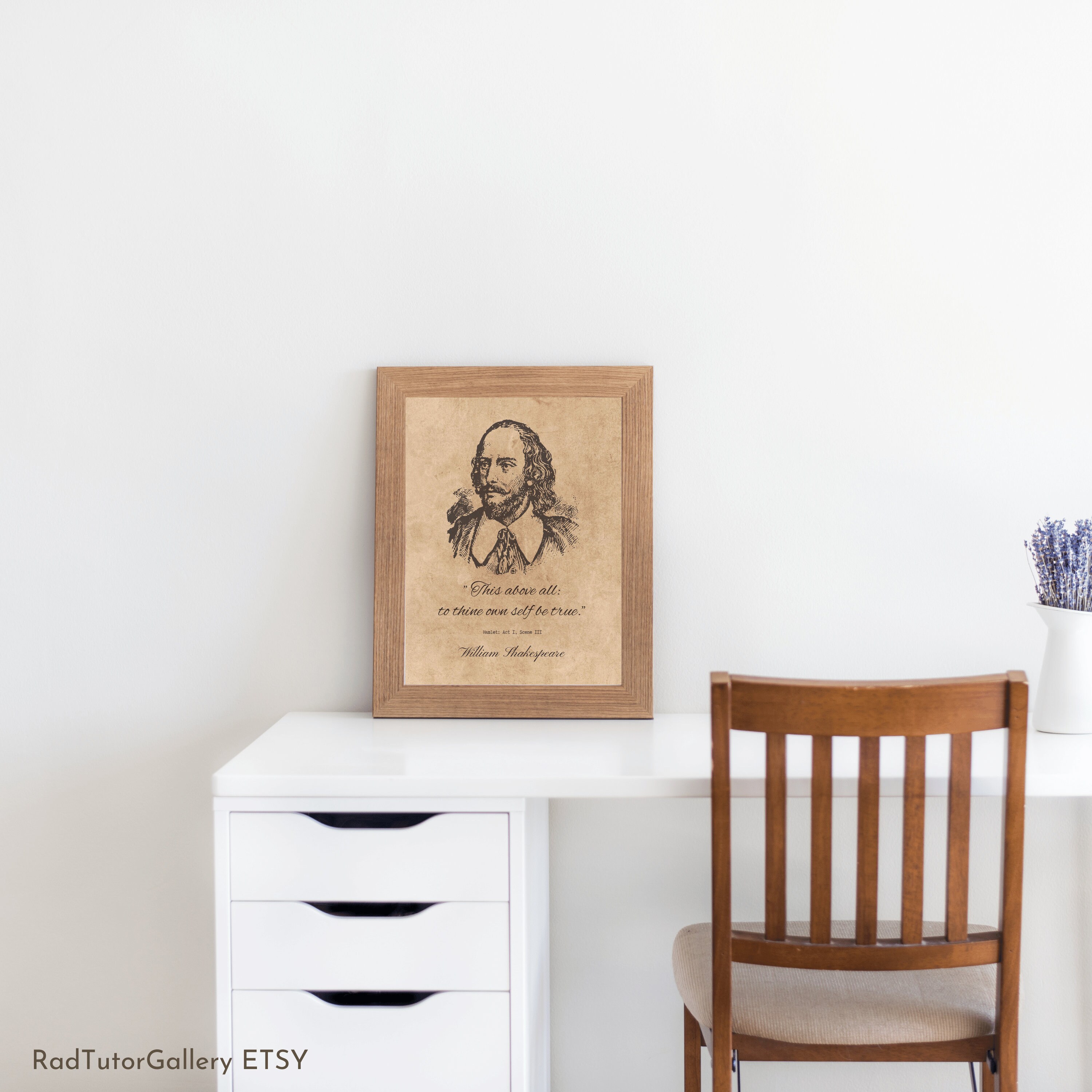 William Shakespeare Quote Wall Art, Printable Quotes From Literature ...