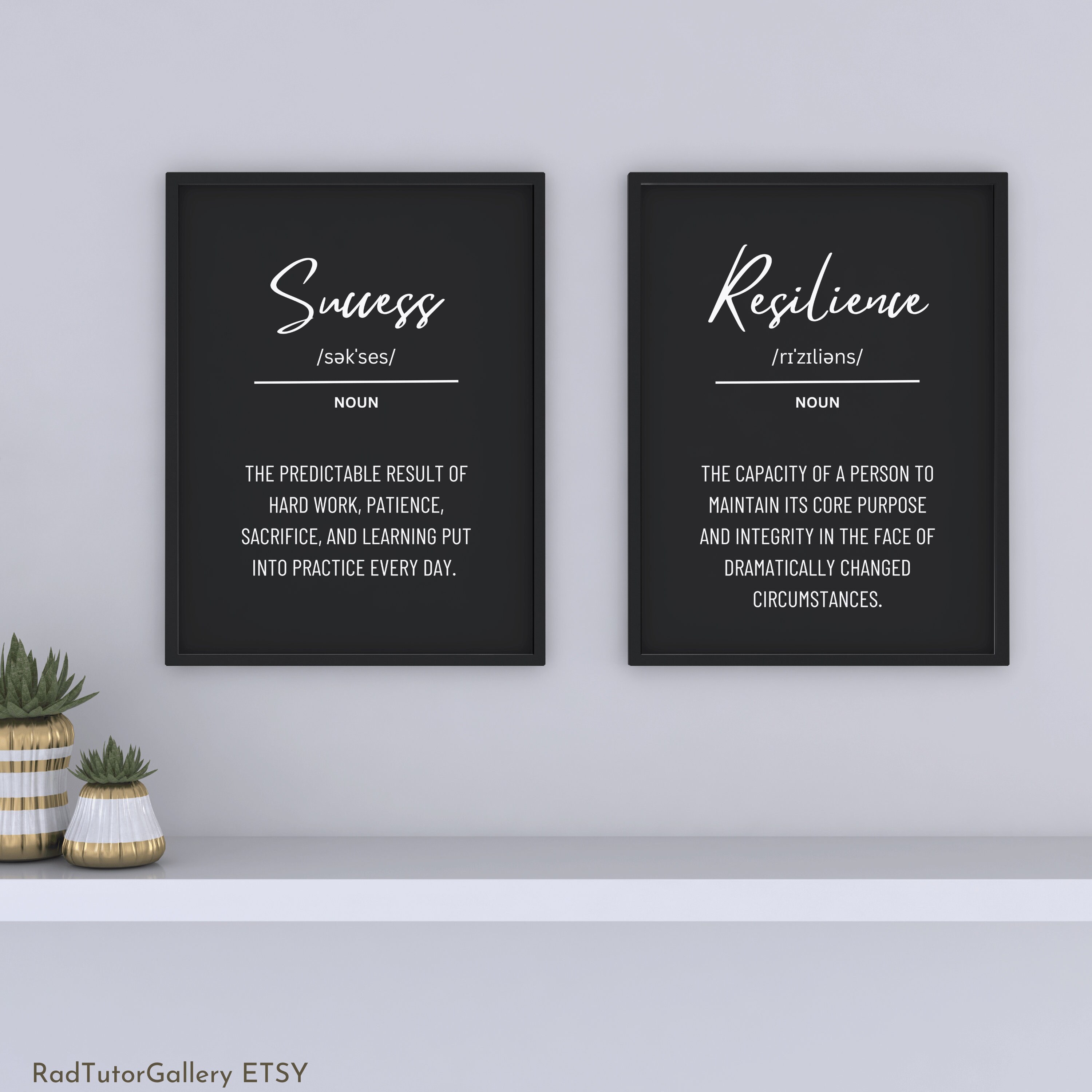 Success Motivational Posters Set of 9, Classroom Printable, Classroom ...