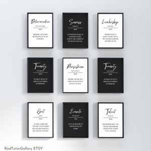 Success Motivational Posters Set of 9, Classroom Printable, Classroom ...