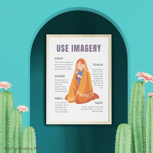 Use Imagery Educational Poster, English Classroom Decor, High School ...