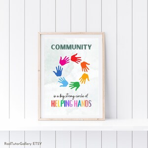 Fun Diversity Classroom Poster Set of 6, Groovy Classroom Decor ...