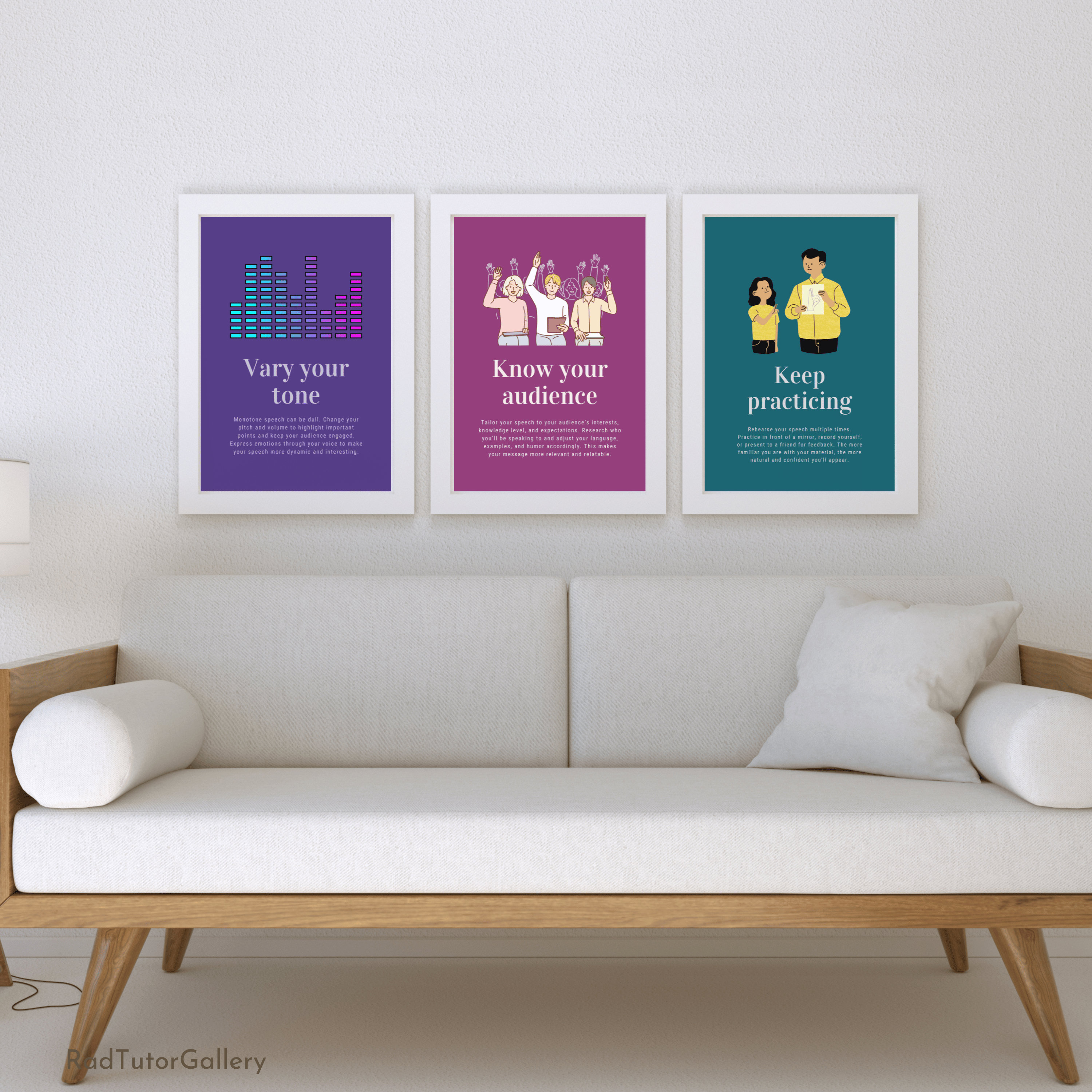 Speech Skills Posters, Public Speaking Posters, Speaking Improvement ...