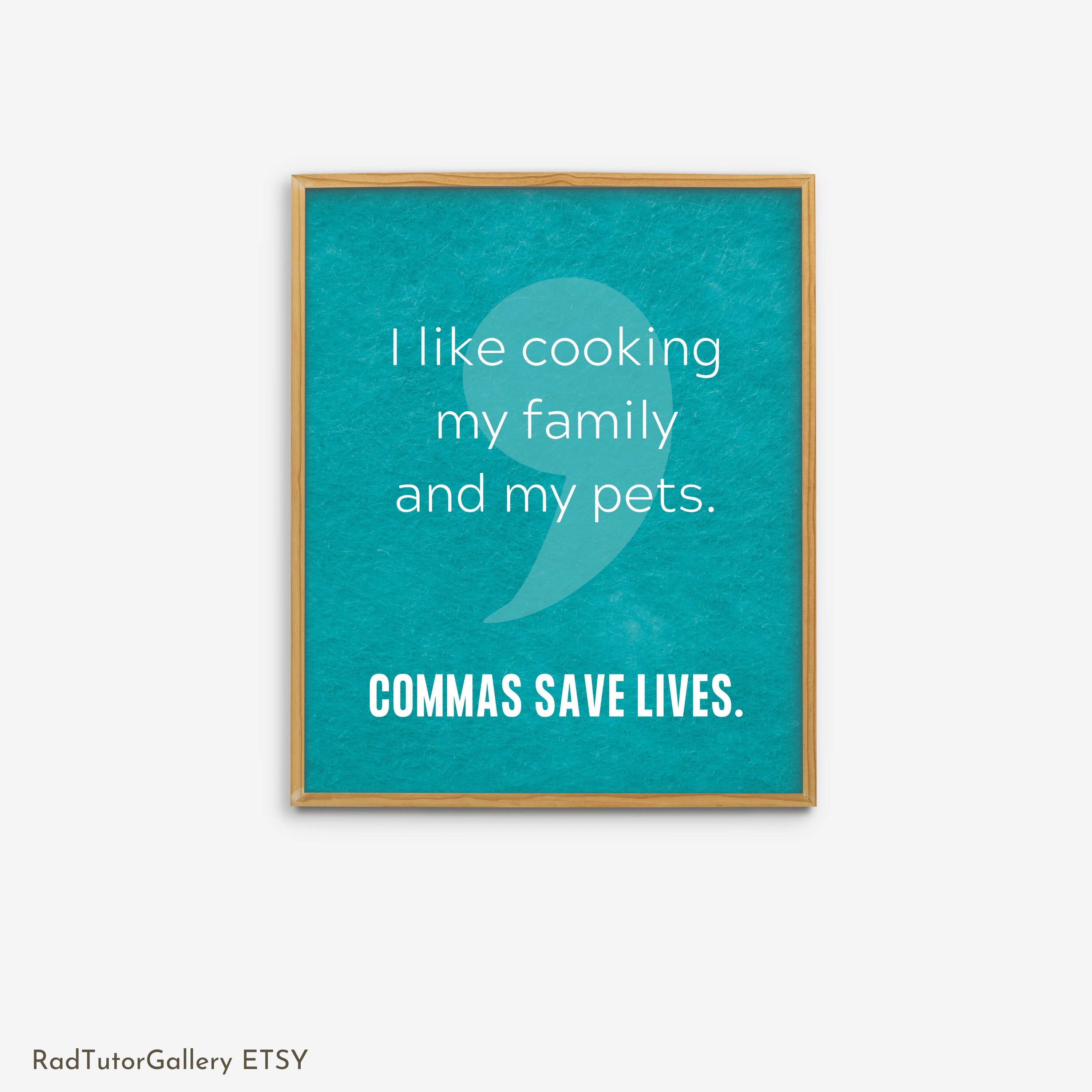 Funny Punctuation Poster