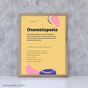 Literary Devices Posters Bundle Set of 10, Modern English Classroom ...