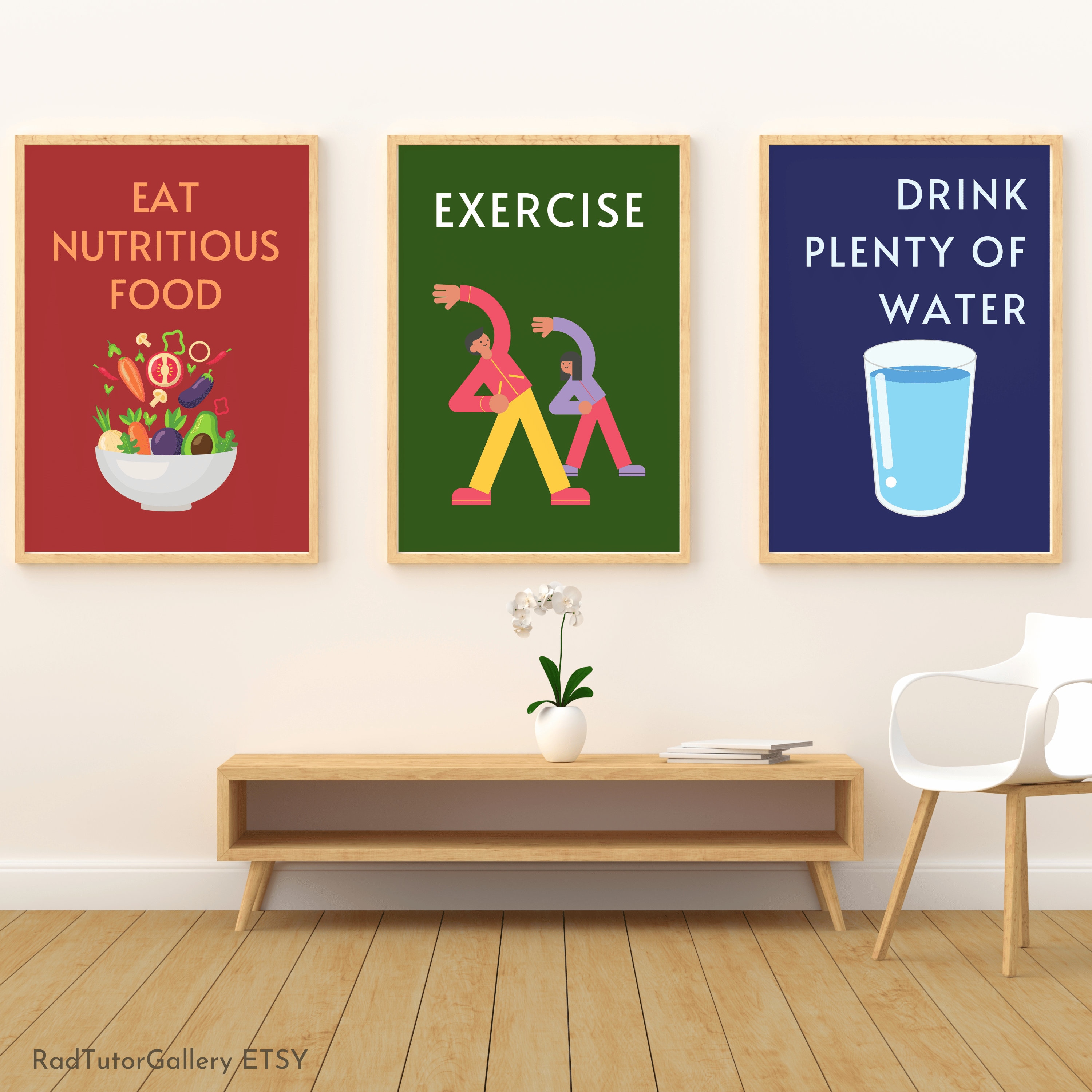 Healthy Habits Bulletin Board, Health Office Print Bundle, 8 Health ...