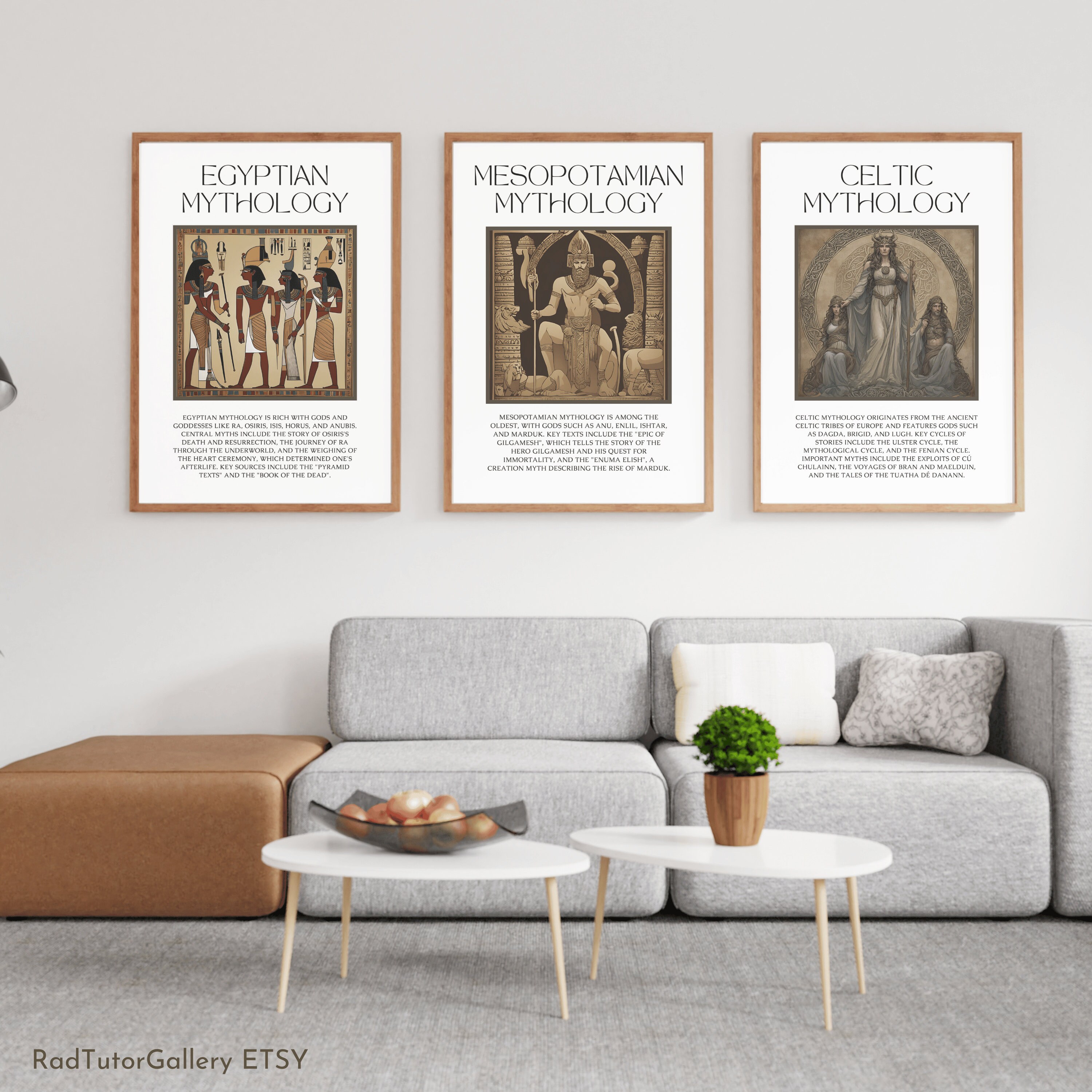 Popular Mythologies Posters, Myths and Legends Gift, Mythology Wall ...