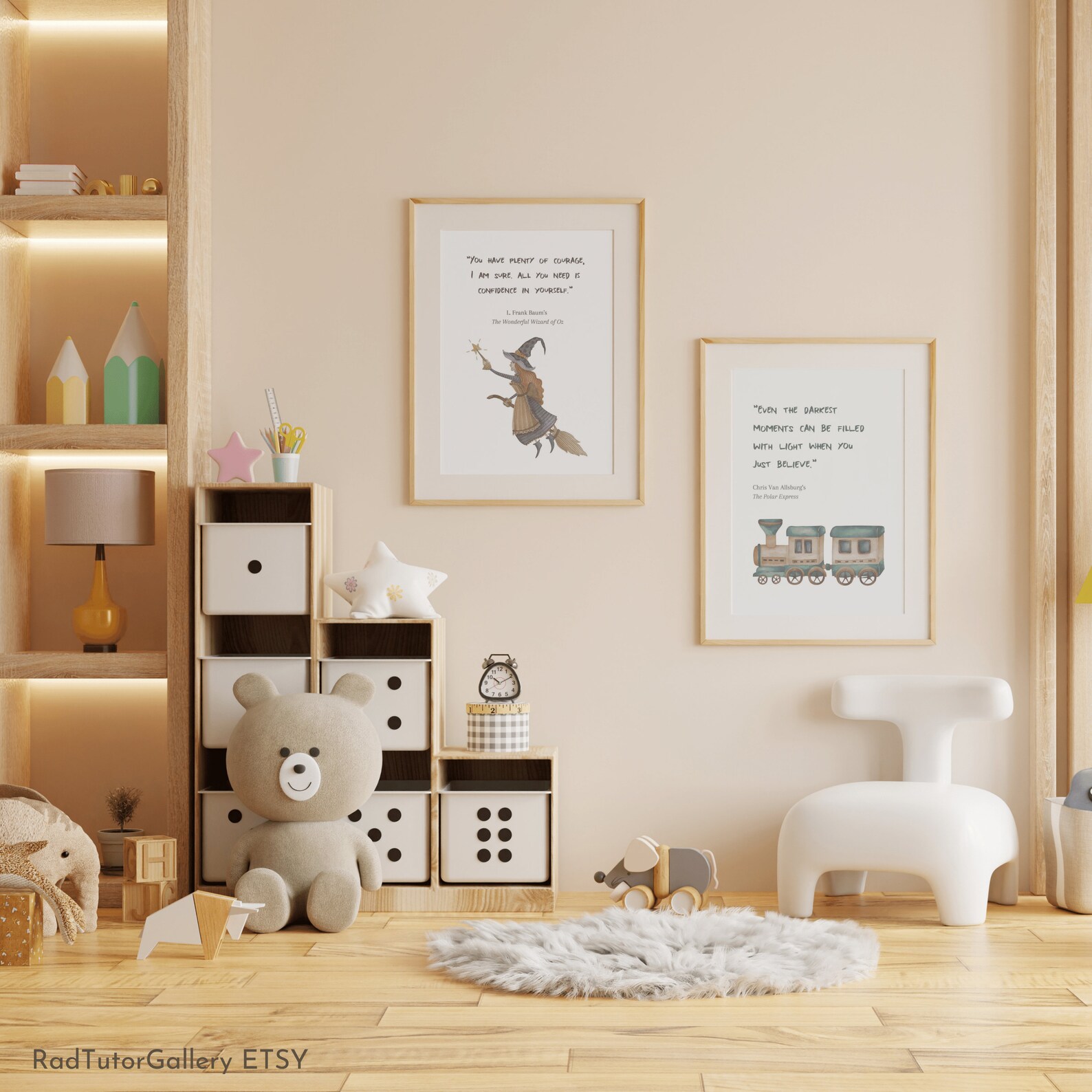 Children's Literature Inspirational Quote Print Set, English Classroom ...