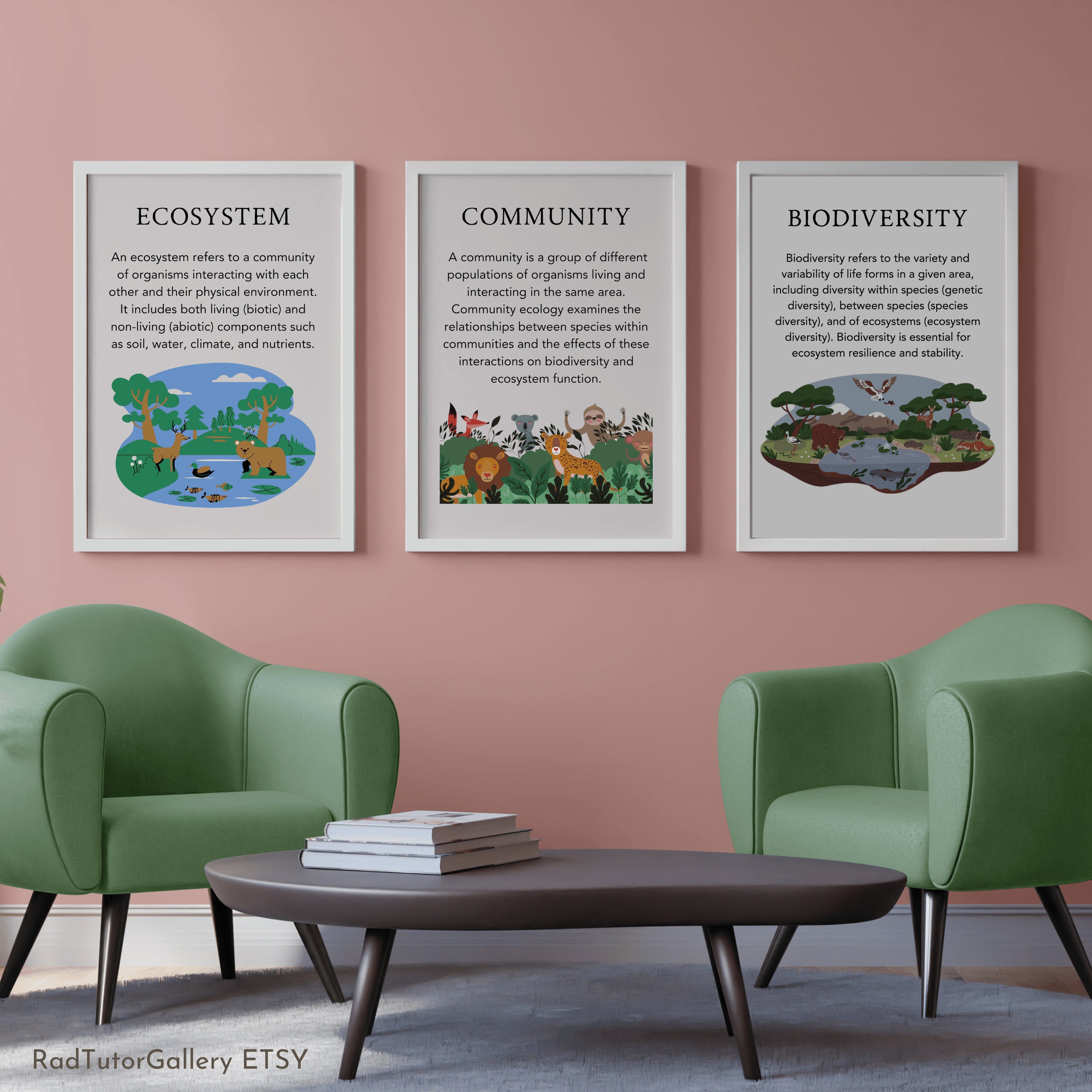 Ecological Concepts Posters, High School Science, Science Classroom ...
