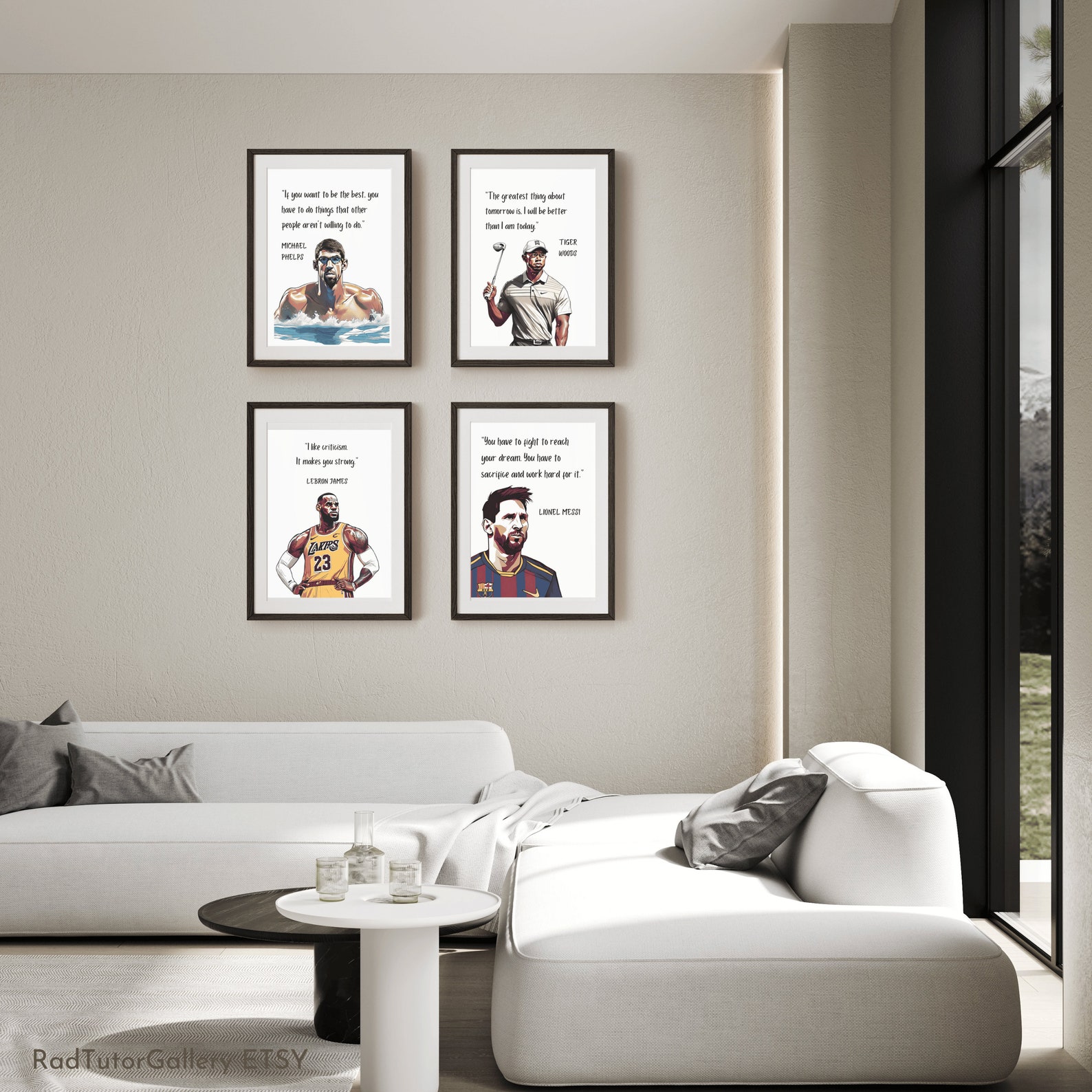 Famous Athletes Posters Set of 12, Inspirational Posters, Classroom ...