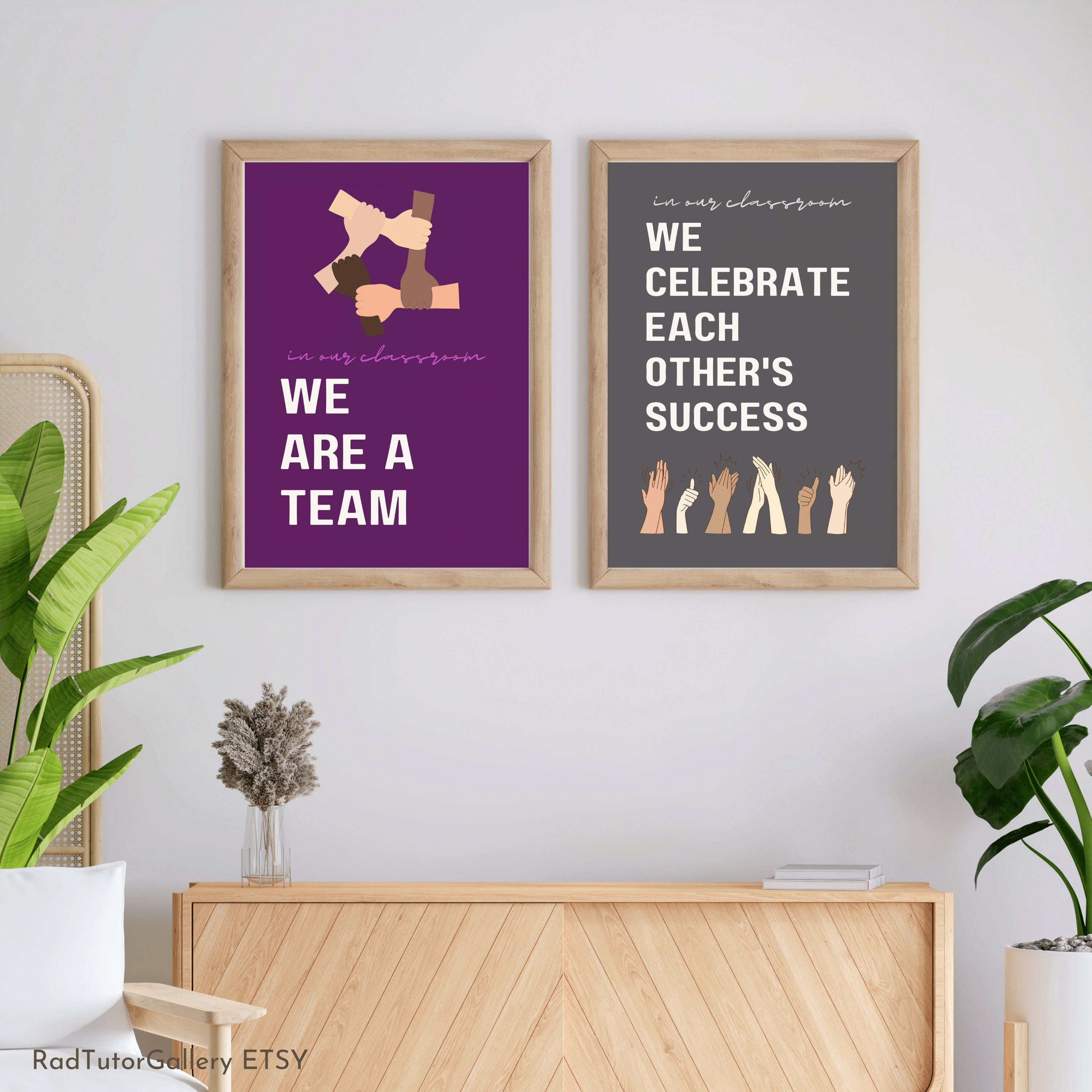 In This Classroom Posters Set of 6, Rainbow Classroom Decor, Inclusion ...