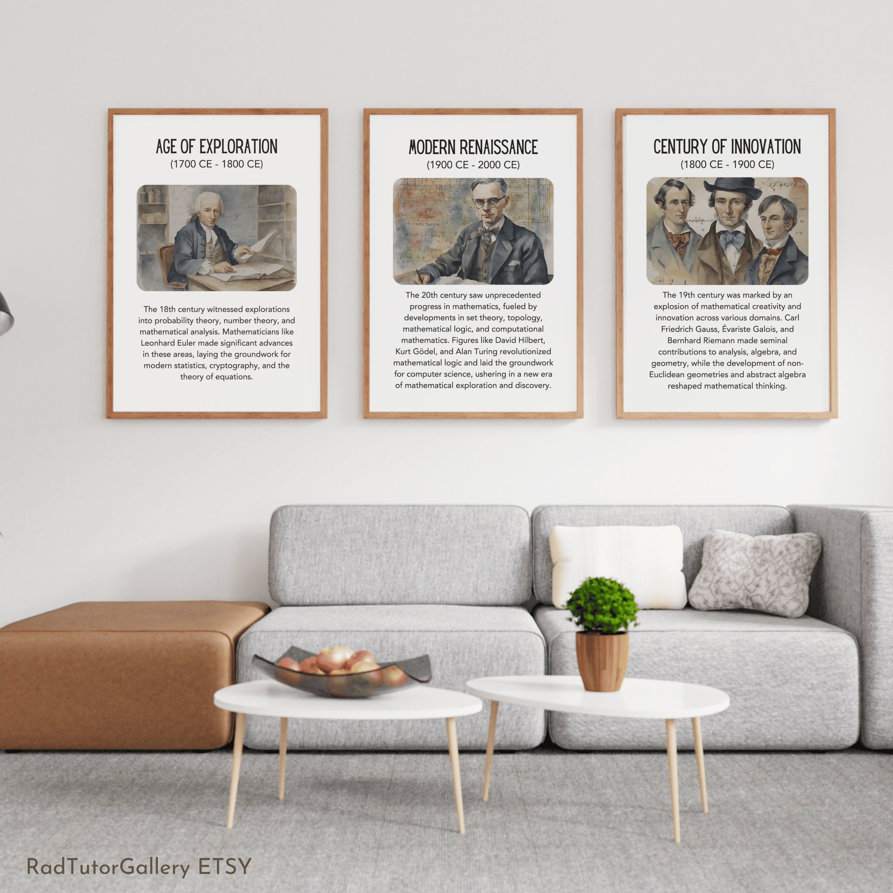 Math History Timeline Posters , Maths Learning, Mathematics Educational ...