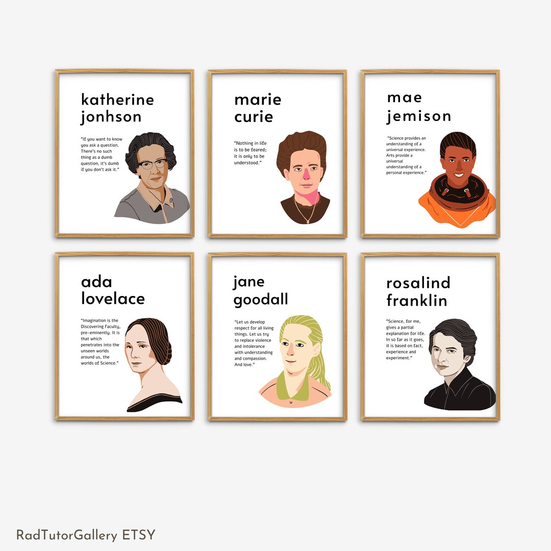Women in Science Posters, STEM Scientists and Mathematicians Posters ...