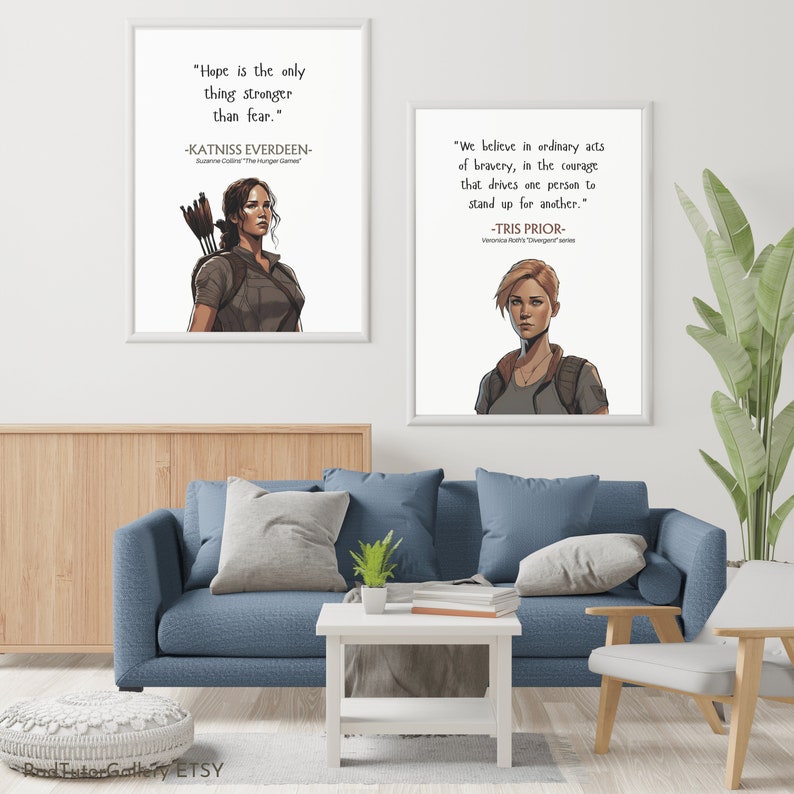 Popular Books Characters Motivational Quotes, Literature Posters ...